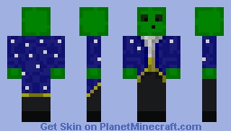 Green Wizard Slime Minecraft Skin