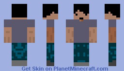 The Something Series: Grey Guy Minecraft Skin