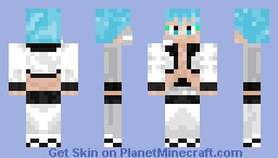 Grimmjow Jaegerjaquez (From Bleach) Minecraft Skin