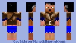 Blue Warrior Minecraft Skin