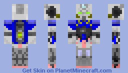 Gundam Exia Minecraft Skin