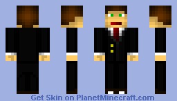 Guy In a Tux Minecraft Skin