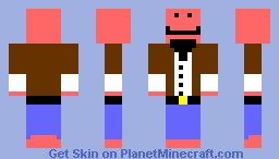 Guy with brown suit Minecraft Skin