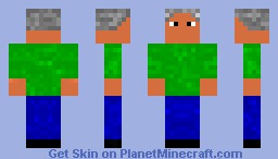 Guy in green shirt Minecraft Skin