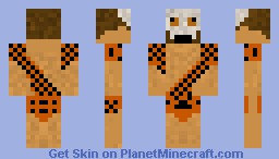 Cave man Minecraft Skin