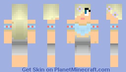 Gypsy with Flowers Minecraft Skin
