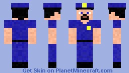 Cop Steve Minecraft Skin