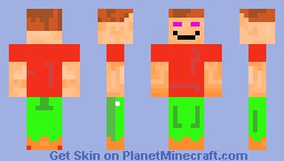 cracked steve Minecraft Skin
