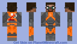 Half life 2 Gordon Freeman HEV Suit Minecraft Skin