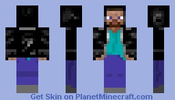 Steve with hood Minecraft Skin