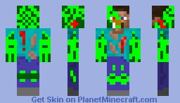 Mutated Steve Minecraft Skin