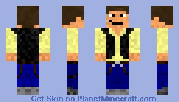 Han Solo Minecraft Skin