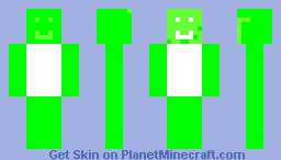 Happy green man Minecraft Skin
