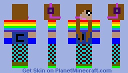 Headset Nyan Cat Bro (FEMALE) Minecraft Skin
