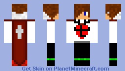 Heart Locked Minecraft Skin