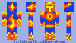Heat Warrior Minecraft Skin