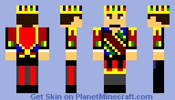 Minecraft king Minecraft Skin