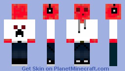 Red slime Minecraft Skin