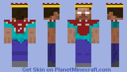 Herobrine the ruler Minecraft Skin