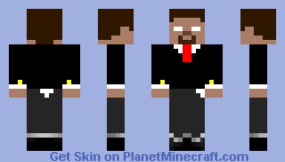 Herobrine Groom Minecraft Skin