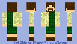 Highland Warrior Minecraft Skin