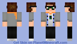 Hipster Boy Minecraft Skin