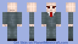 Hitman - Agent 47 (Shading test) Minecraft Skin