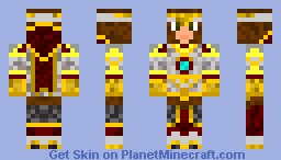 Holy knight Gaveth Minecraft Skin