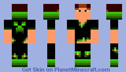 Homeless Indie (Green) Minecraft Skin