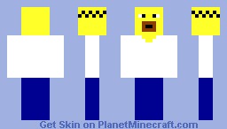 Homer Simspon Minecraft Skin