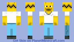 Homer Simpsons Minecraft Skin