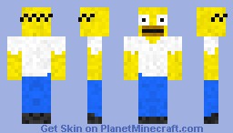 Homer Simpson Minecraft Skin