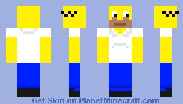 Homer Simpson Minecraft Skin