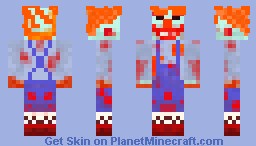 Terreur The Killer clown (For Dollars) Minecraft Skin