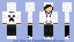 Hood Over Head *White* Minecraft Skin