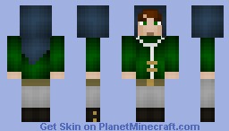 Blue Hooded Adventurer Minecraft Skin