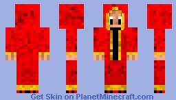 Hooded Red Guy Minecraft Skin