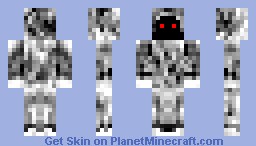 Skins: Hooded White Demon Minecraft Skin