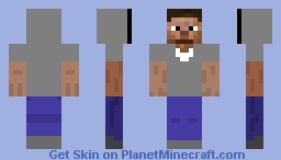 Hoodie Steve Minecraft Skin