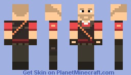 Heavy Weapons Guy (RED Team) Minecraft Skin