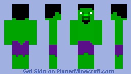 Hulk Minecraft Skin