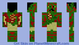 Human Creeper Experiment Minecraft Skin