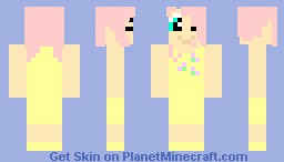 Fluttershy Humanized Minecraft Skin