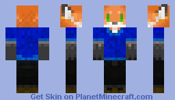 Human Fox Minecraft Skin