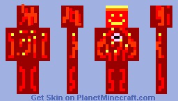 Human Torch Minecraft Skin