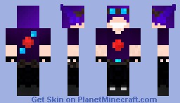 Humanized Sableye Minecraft Skin