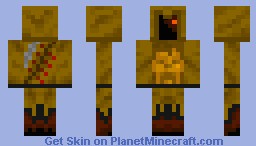 Anubis carring ANKH Minecraft Skin