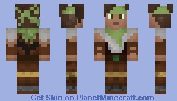 Monster Hunter Default Player Minecraft Skin