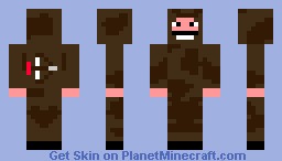 muddy Hunter with Bow Minecraft Skin
