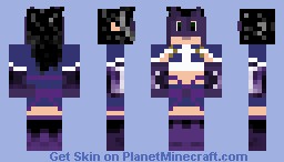 Huntress (DC Heroine) Minecraft Skin